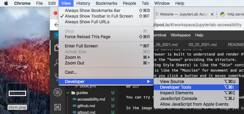 3. 🕸 Web Languages — JupyterLab Accessibility